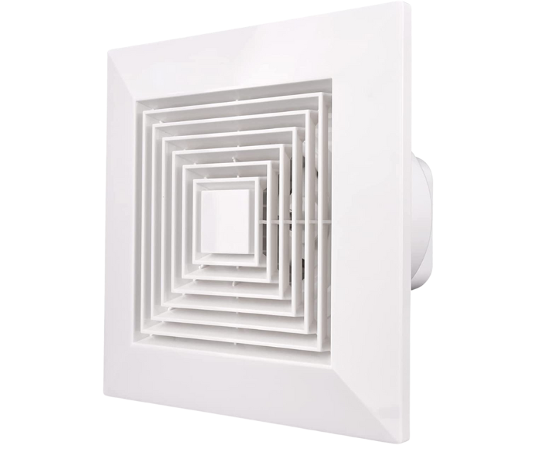 Ceiling Exhaust Fan - White, 220~240Vac, 50/60Hz, 12" - MEP Global
