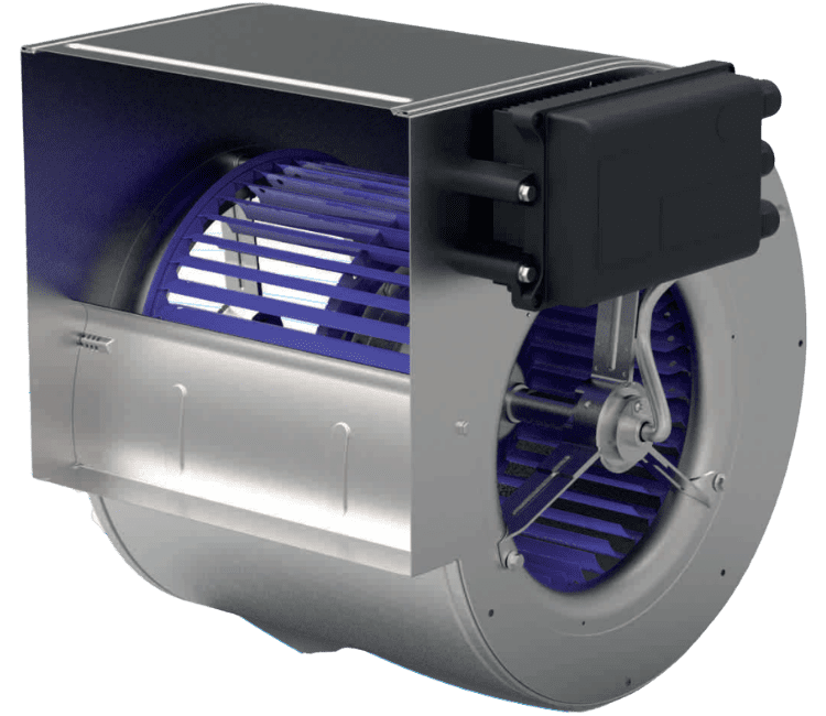 Centrifugal fan DDMP 12/12 1416A4+DRIVER(1431A8),230V,2kW,1Ph, Nicotra ...