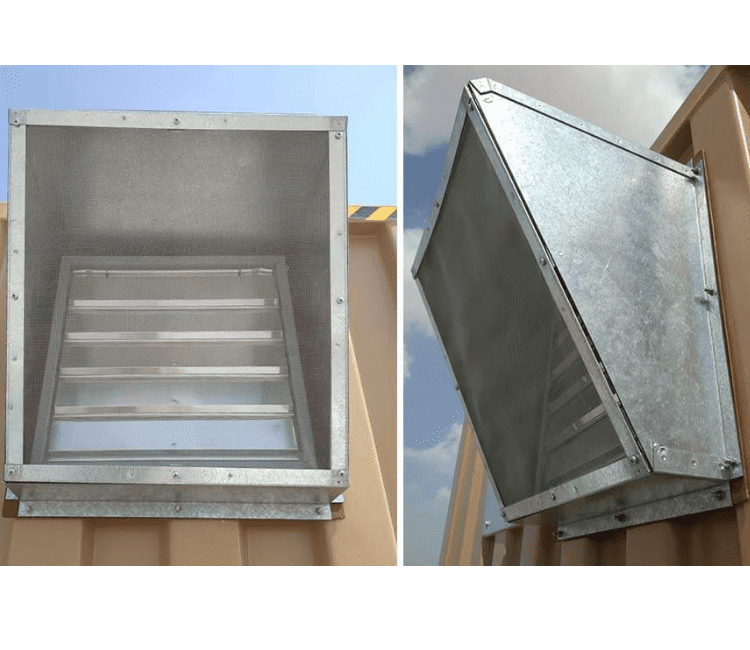 Exhaust Louver Hood (Weather Hood or Canopy ) - Louvers | Airmaster