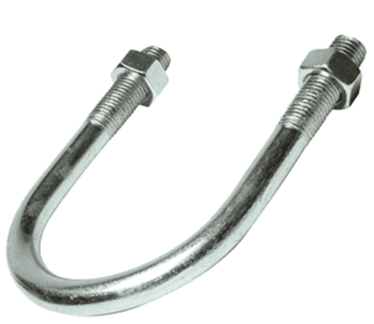 U Bolt with 2 Nut and 2 Washer, Electrogalvanized | MEP Global