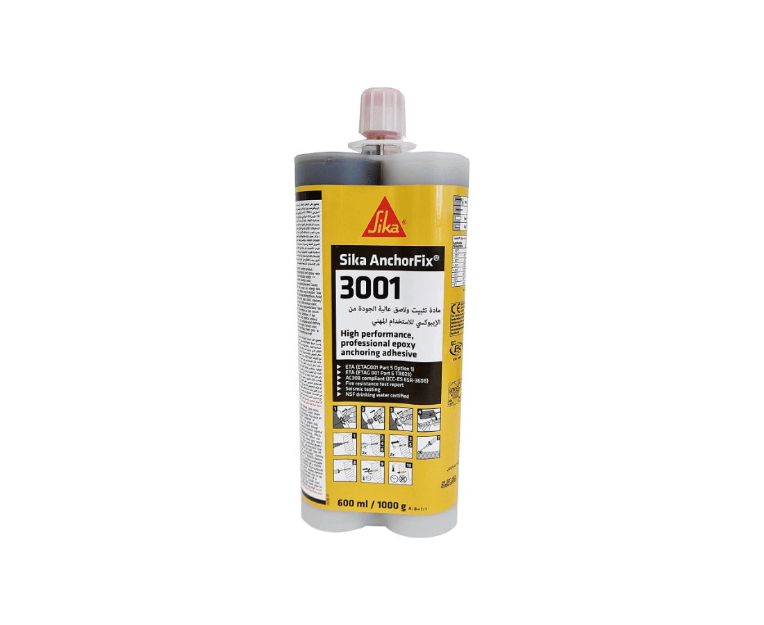 Sika Anchorfix-3001 - Steel Anchoring Epoxy Adhesive | MEP Global