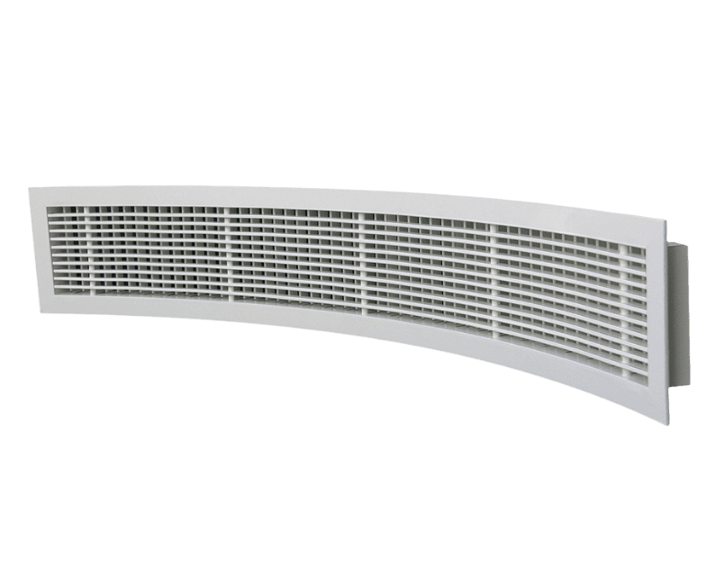 Double Deflection Curved Linear Bar Grille - High-Quality Extruded ...